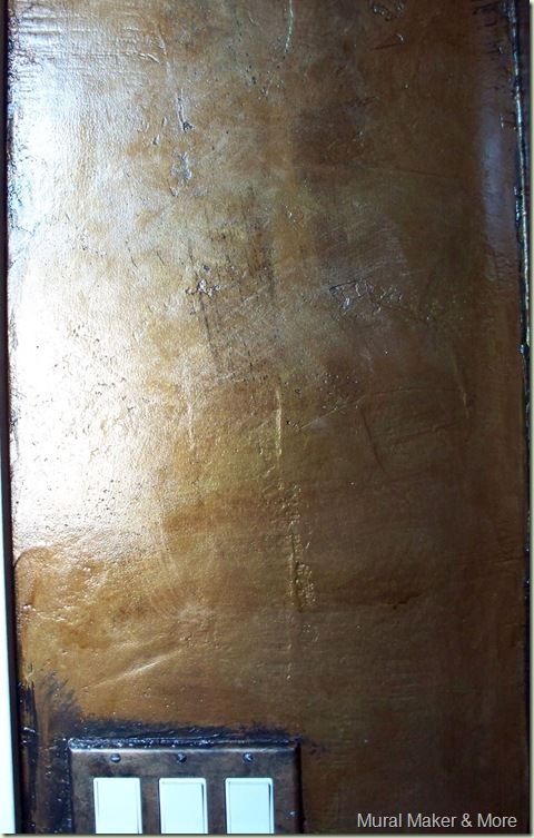 Faux Finish Powder Room – Antique Bronze - Just Paint It Blog